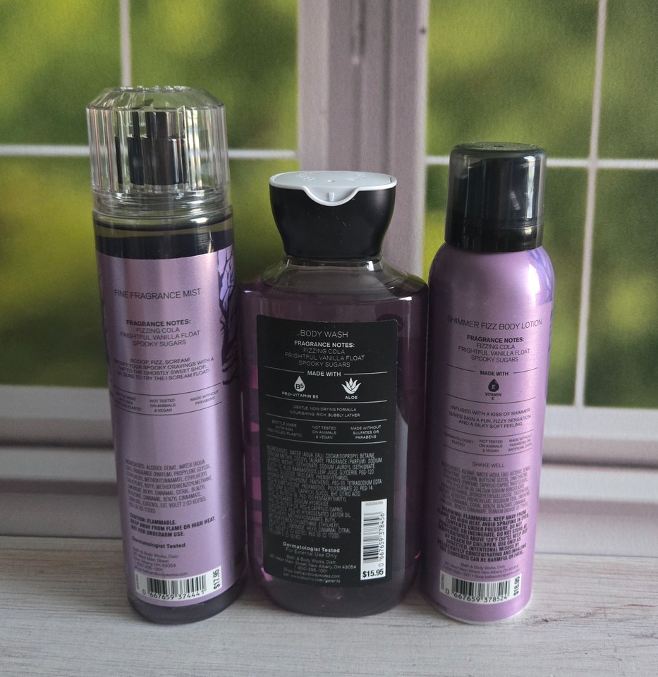 bath and body works i scream float shower gel fine fragrance mist fizz ...