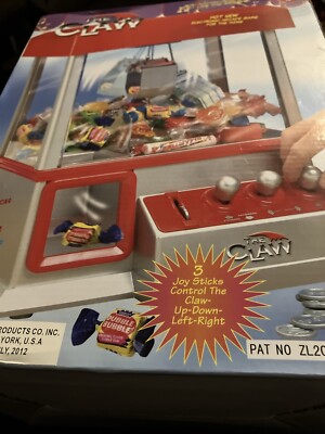 THE CLAW Candy Grabber Mini Claw Machine Kids Party Toy w Pretend Coins ...