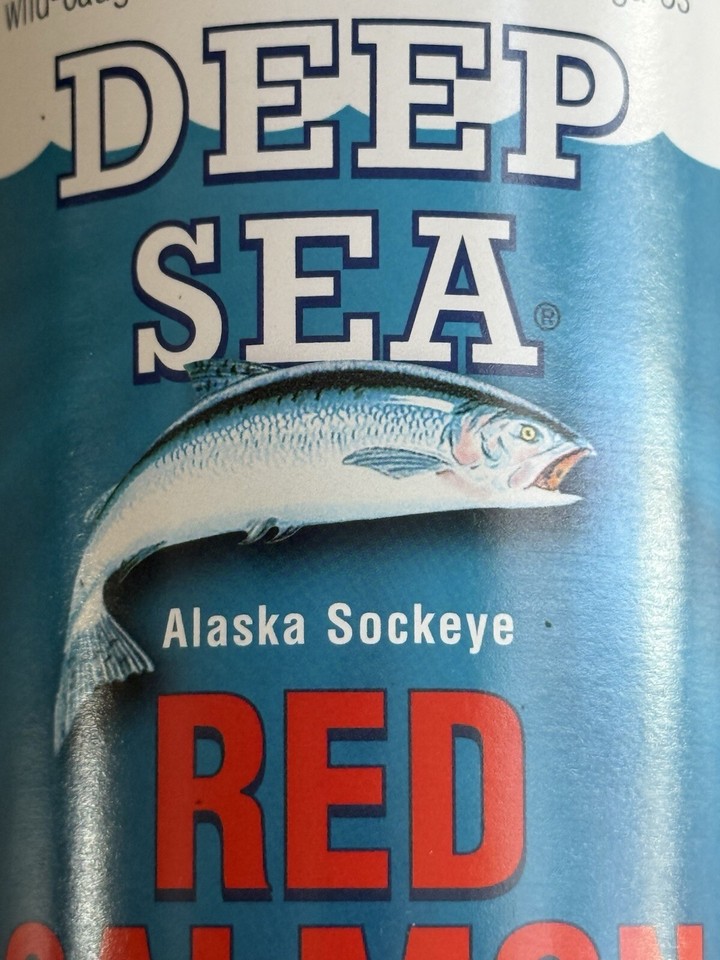 Lot 24 Cans Deep Sea Red Salmon Wild Alaska Sockeye Canned 14.75 Oz Exp ...