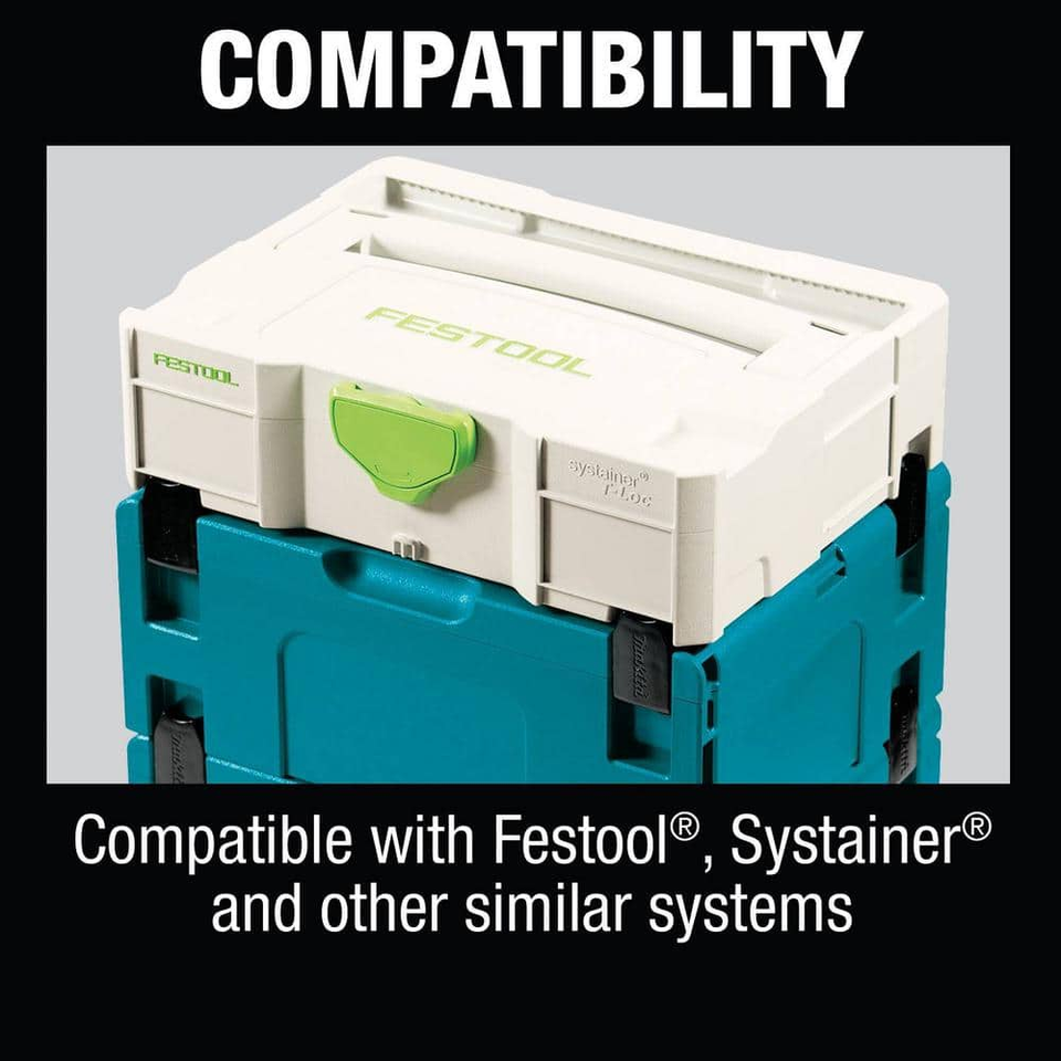 15.5 In. Small Interlocking Tool Box | Makita Modular X Case | eBay