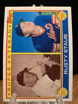 1983 Topps #741 Rusty Staub Mets | eBay