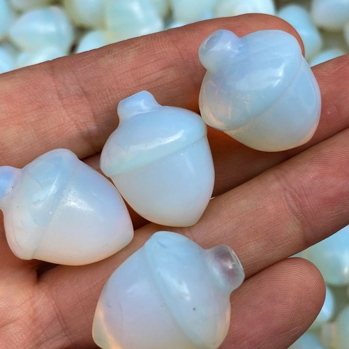 Natural Opal Stone Pine Nuts Shape Crystal Hand-polished Healing 20pcs ...