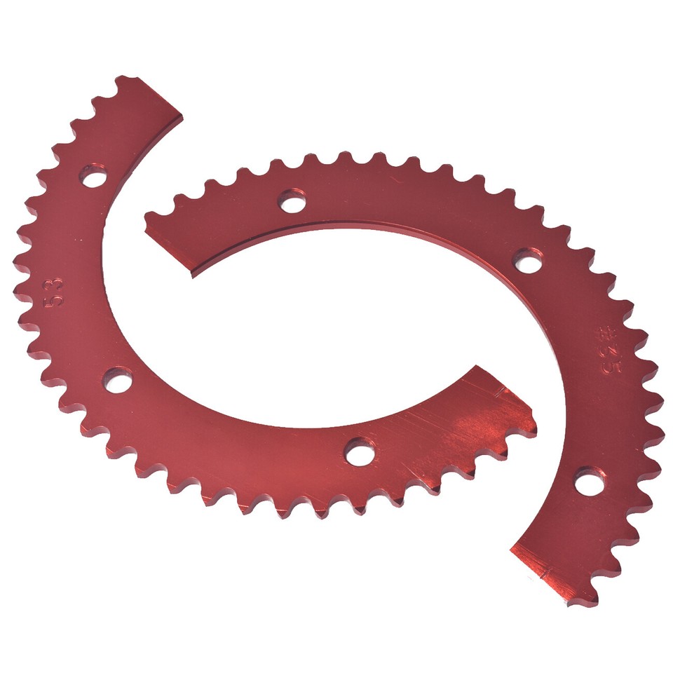 35 Chain Sprocket Go Kart 53T Split Aluminum Sprockets Multiple Sizes ...