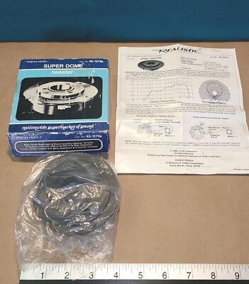 Radio Shack Super Dome tweeter, part 40-1276B - Tested good | eBay