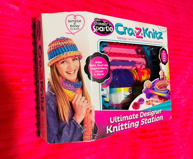 Kids Knitting Set Starter Kit Toy Wool Crafts Art Knit Children Girl ...