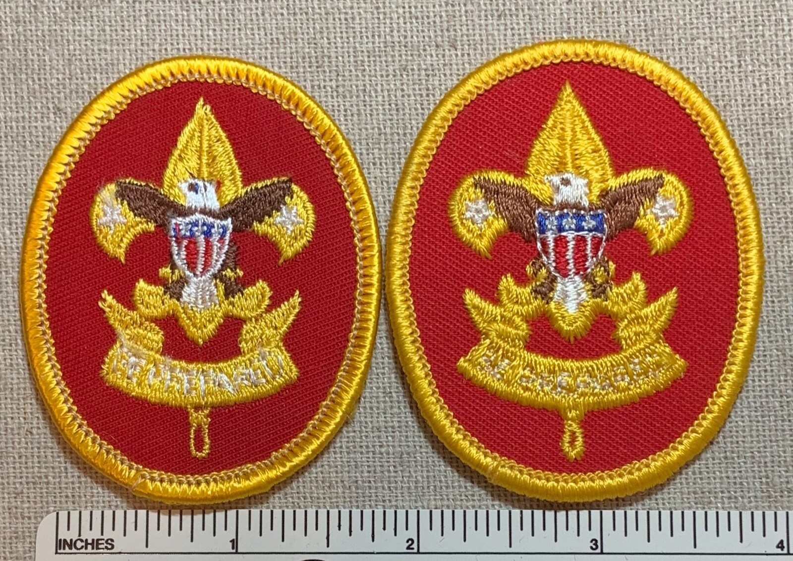 Two (2) Vintage FIRST CLASS Boy Scout Rank Badge PATCHES BSA Uniform ...