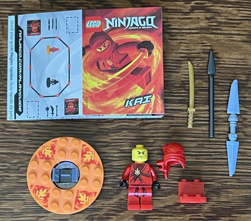 LEGO Ninjago Spinjitzu 2111 KAI Red Spinner - 100% Complete With ...