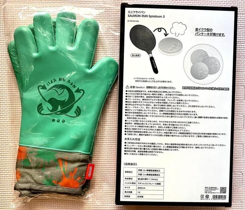 Salmon Run Splatoon Mittens & Frying Pan Nintendo from Japan New item ...
