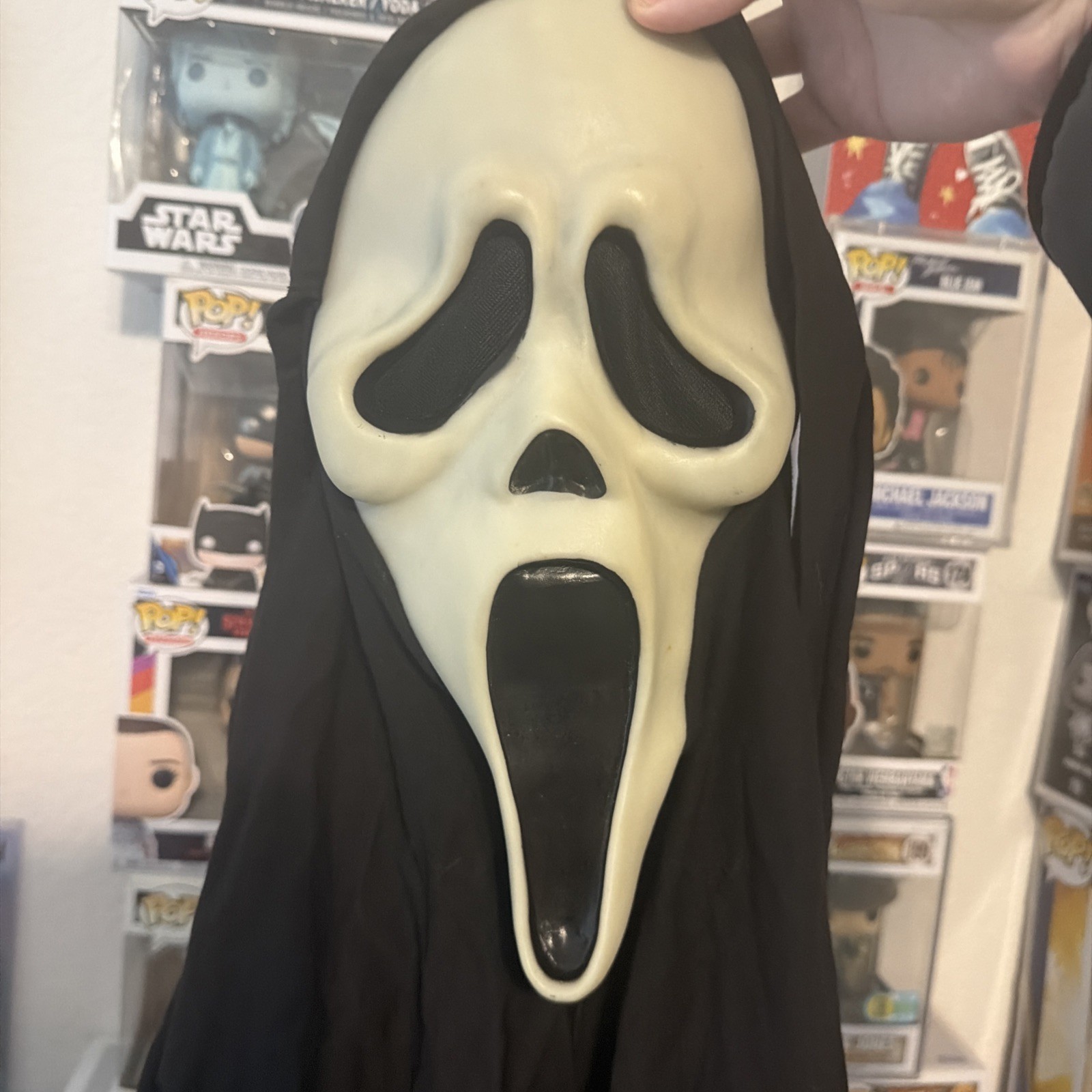 Ghostface Gen 1 Mask Fun World DIV Cotton Shroud EXCELLENT CONDITION ...
