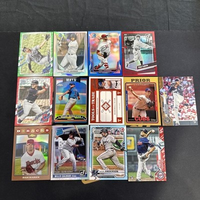 Topps Panini Baseball Serial Numbered 13 Card Lot Rookies (Devin ...