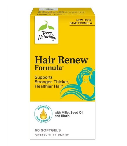 Terry Naturally Hair Renew Formula, Hair Growth Support Supplement, 60 ...