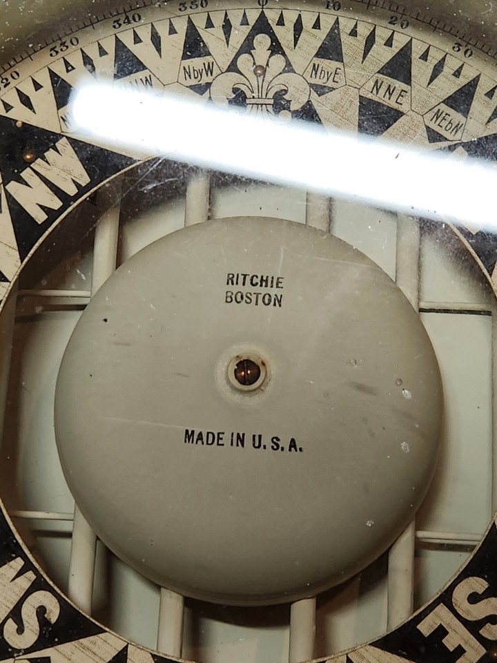 Early Vintage E.S. Ritchie Nautical Gimbal Compass Made In The USA | eBay