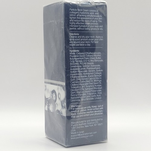 Particle NECK CREAM Men's Formula Daily Care 1.69 oz / 50mL New 2027 | eBay