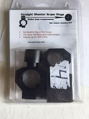 Straight Shooter scope rings bullet drop compensator | eBay