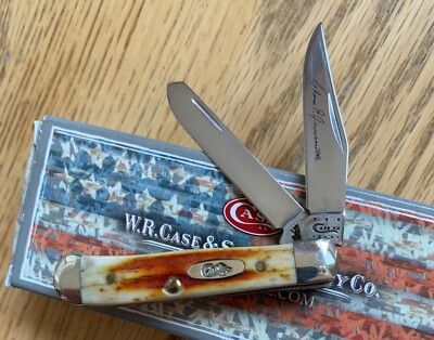 CASE RED STAG TINY TRAPPER KNIFE NEVER USED IN BOX #R52154 SS N17 | eBay