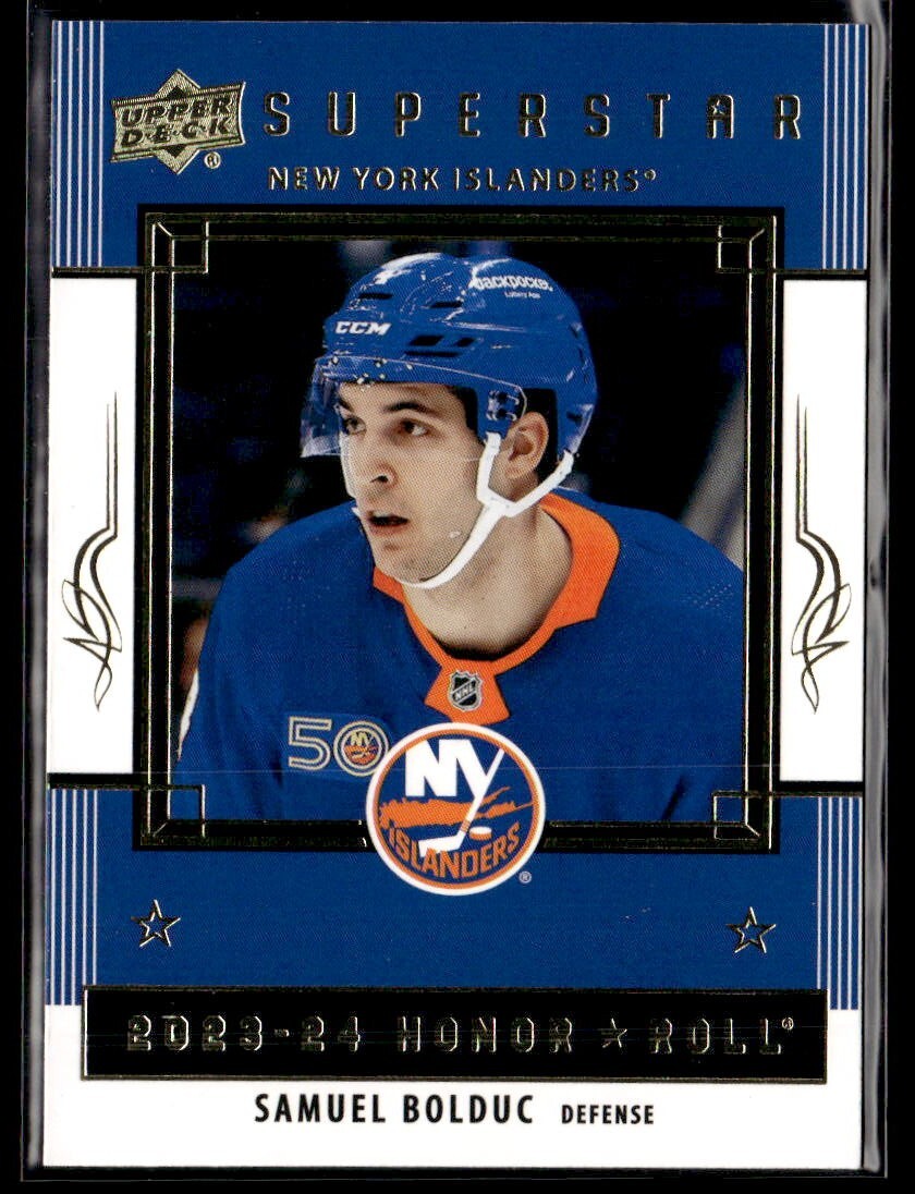 2023-24 Upper Deck Series 2 Hockey Samuel Bolduc Honor Roll #HR68 ...