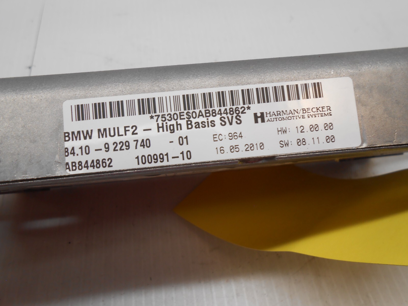 2010-13 BMW X5 Blue Tooth High Basis SVS Control 84109229740 / 9229740 ...