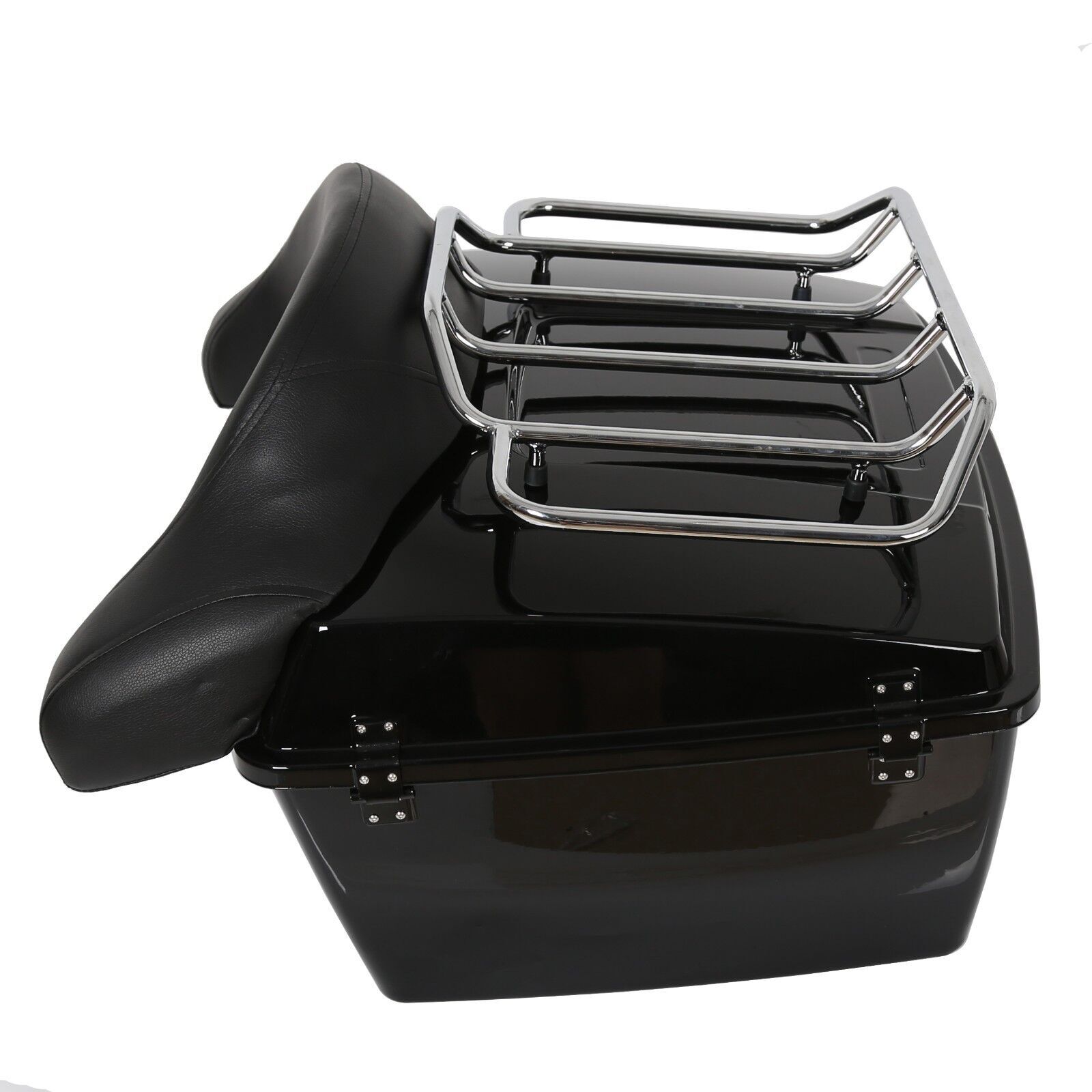 King Pack Luggage Trunk Backrest Rack For Harley Touring Road King ...