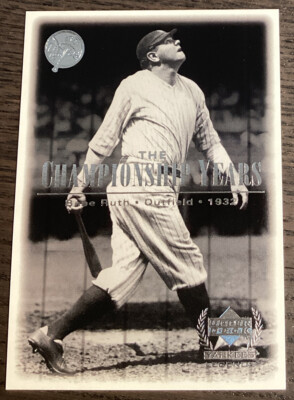2000 Upper Deck Babe Ruth #69 Championship Years! Yankees Legends ...