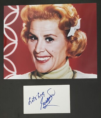 ROSE MARIE signed autographed IN PERSON 3x5 w/ color 8x10 DICK VAN DYKE ...