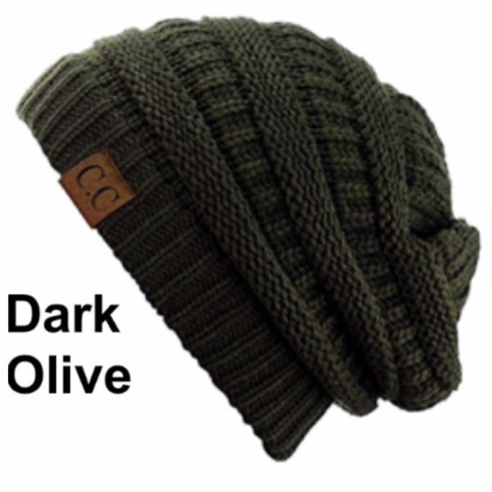 CC Authentic Beanie Cap Bubble Knit Fall Ski Snow Winter Men Women ...