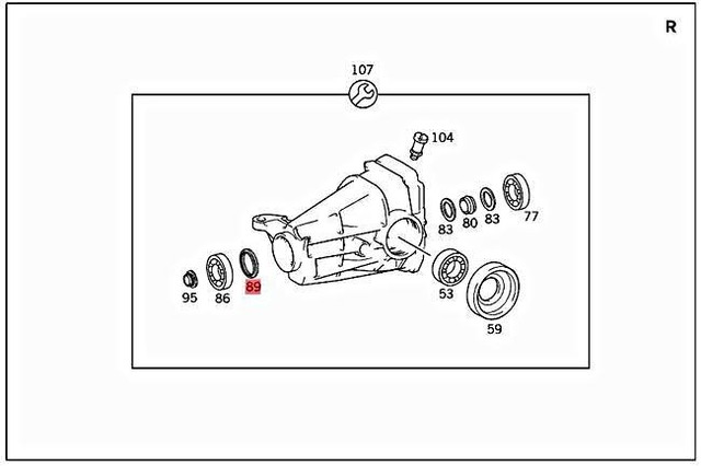 Mercedes-Benz 0259970047 Genuine OEM Pinion Seal for sale online | eBay