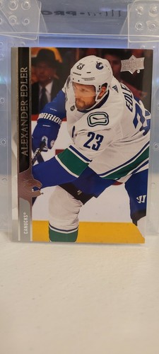 ALEXANDER EDLER 2020-21 UPPER DECK SERIES 2 BASE CARD #424 CANUCKS ...