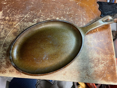 Lodge Cast Iron Skillet Pan Made in USA OS 15" | eBay