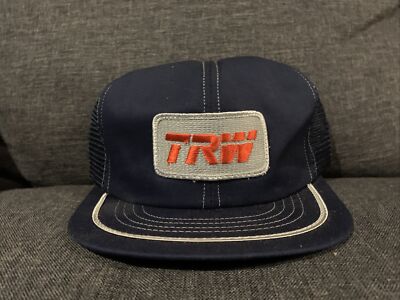 Vintage SnapBack Trucker Hat TRW Thompson Ramo Wooldridge Patch Blue ...