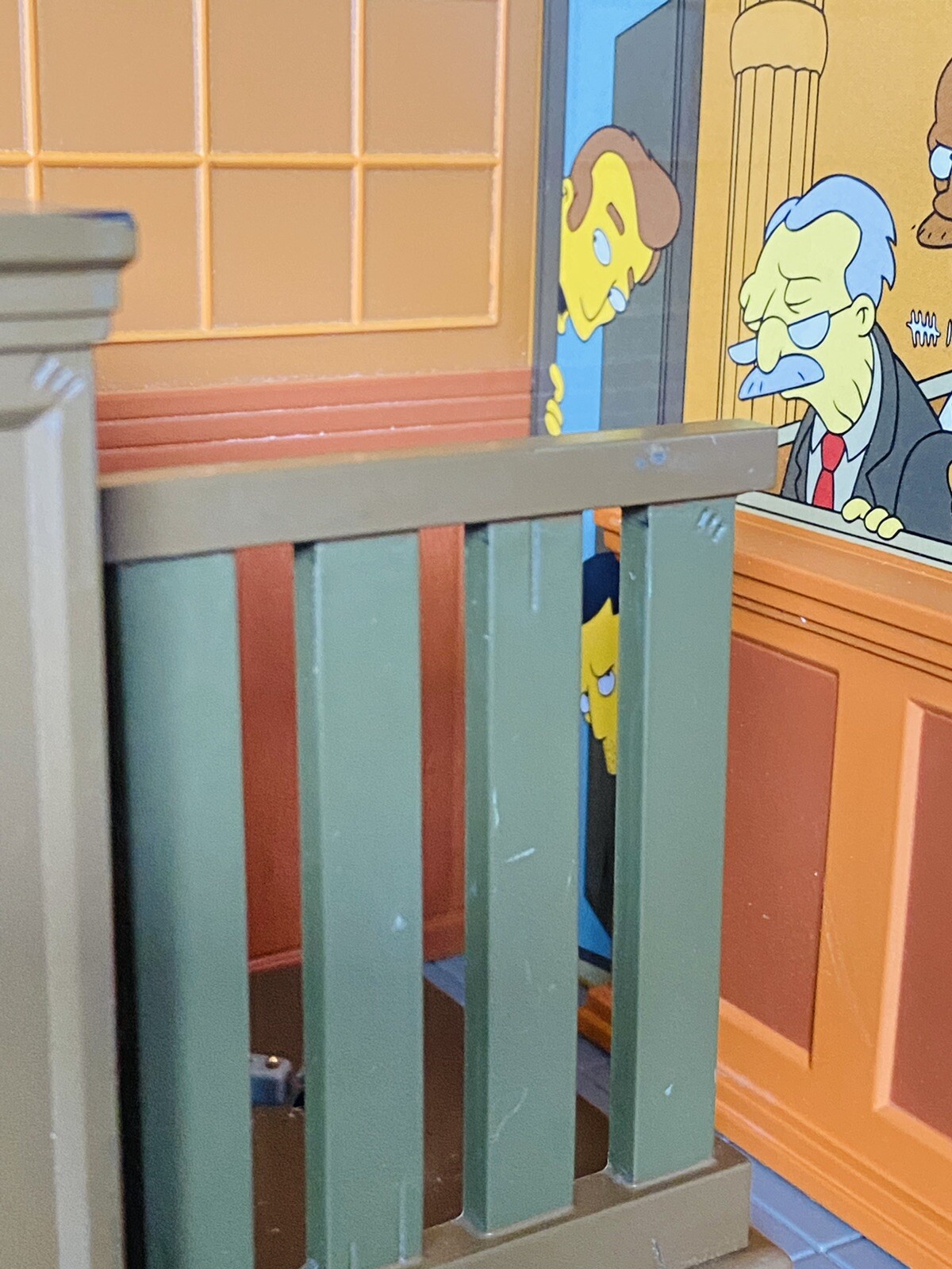 Springfield Courthouse The Simpsons WOS Interactive Diorama 2002 | eBay