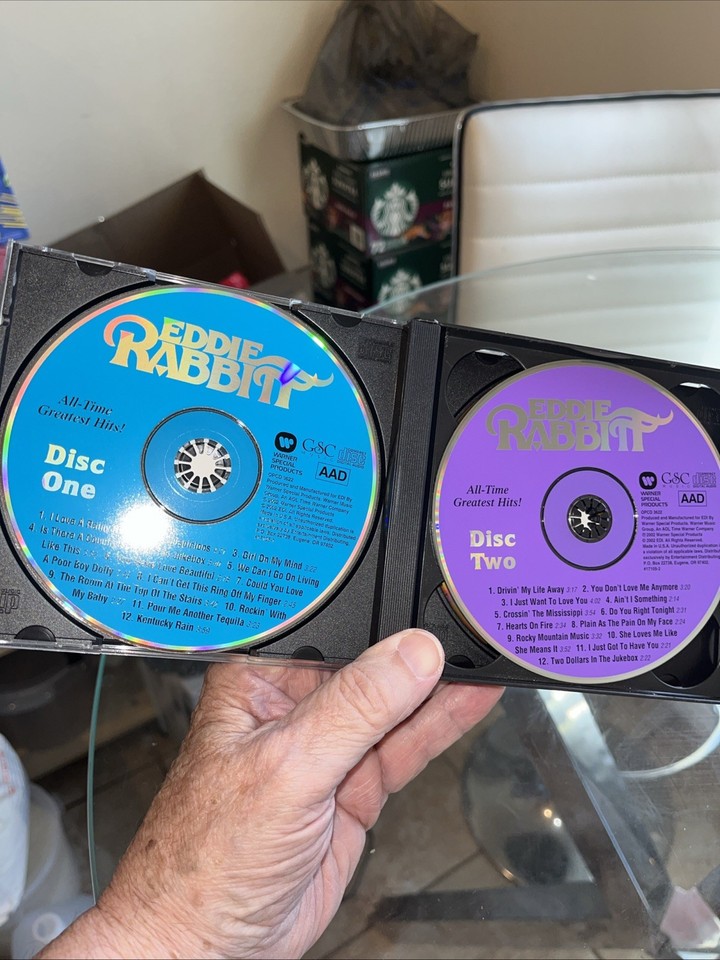 EDDIE RABBIT - Eddie Rabbitt: 36 Hits - 3 CD - Box Set - **Excellent ...