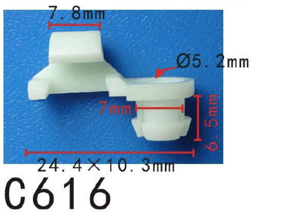 20pcs Fit GM 15545178,14037239 Tailgate Rod Clip Fastener - Autobahn88 ...