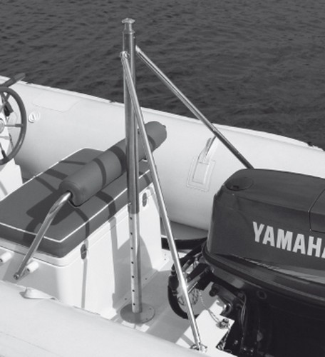 Origin Stainless 33in-55in Height Adjustable Water Ski Pylon Universal ...