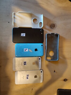 Defective iPhones 7, 5S, 5c, 5se - For parts Only! *Read Description ...