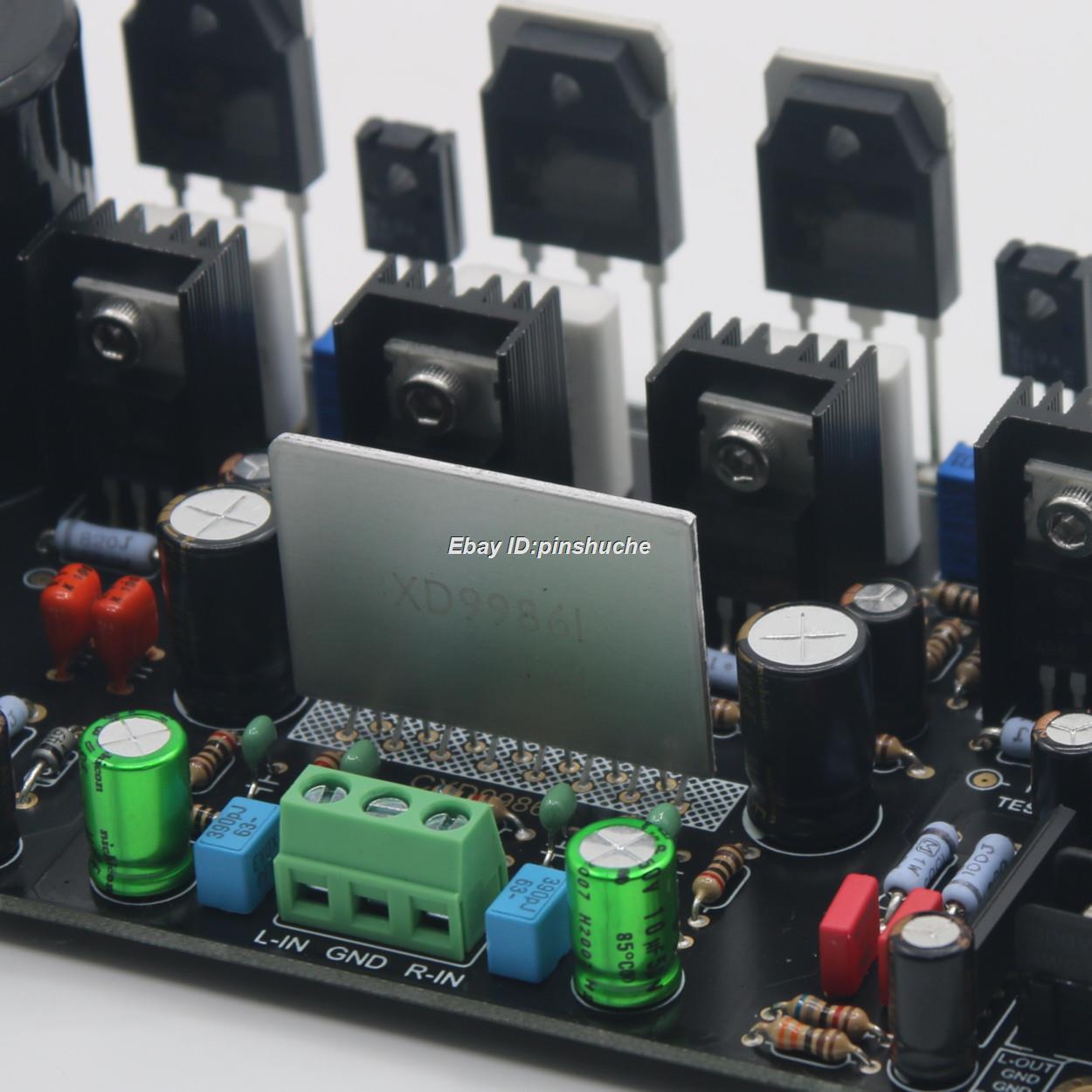 HiFi NJW0281 NJW0302 FET Amplifier Board 150W+150W Stereo Power Amp ...