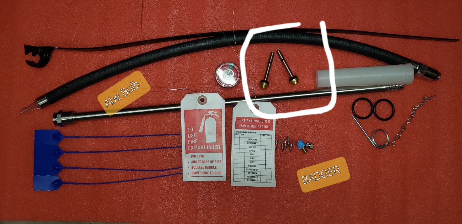 🤡🔥🧯COMPLETE FIRE EXTINGUISHER REBUILT KIT A to Z ALL NEW PARTS AMEREX🔥 ...