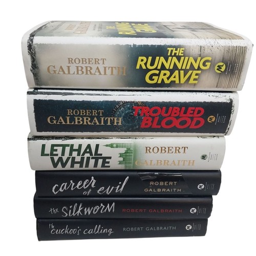 Cormoran Strike Series Books By Robert Galbraith Hardcover Set Of 6 ...