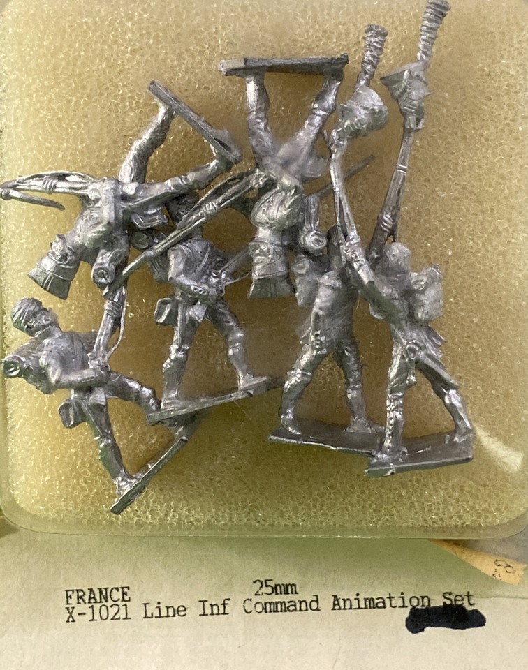 25mm Military Miniatures ~ Line Infantry Command X1021 ~ Minifigs ...