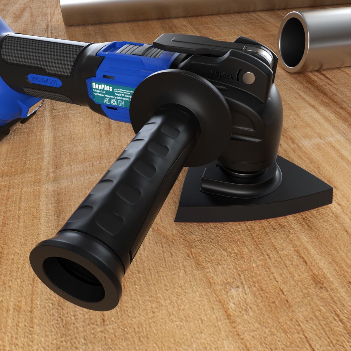 21V Cordless Oscillating Multi Tool Sander Scraper Saw with Accessories ...