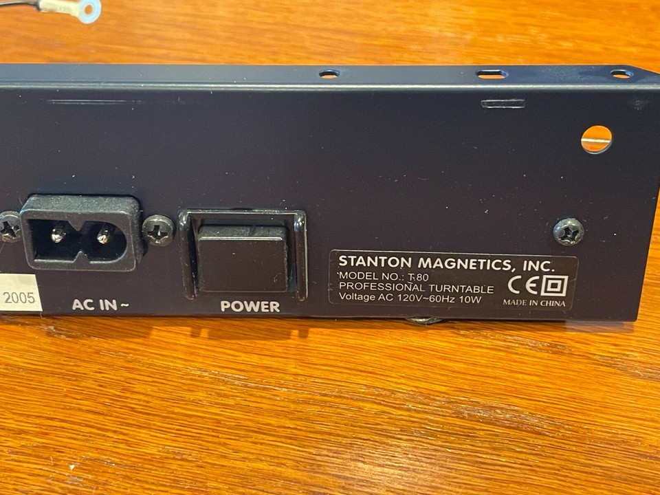 Stanton T.80 Turntable Parts -AC Input & Signal Output Assembly w ...