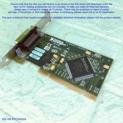 NATIONAL INSTRUMENTS 188513F-01L, PCI-GPIB card as photo, sn:Random ...
