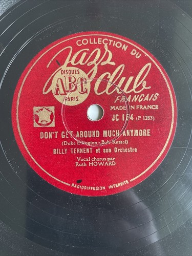 78 RPM BILLY TERNENT Don't get Around much Anymore - G I Jive ABC JC ...