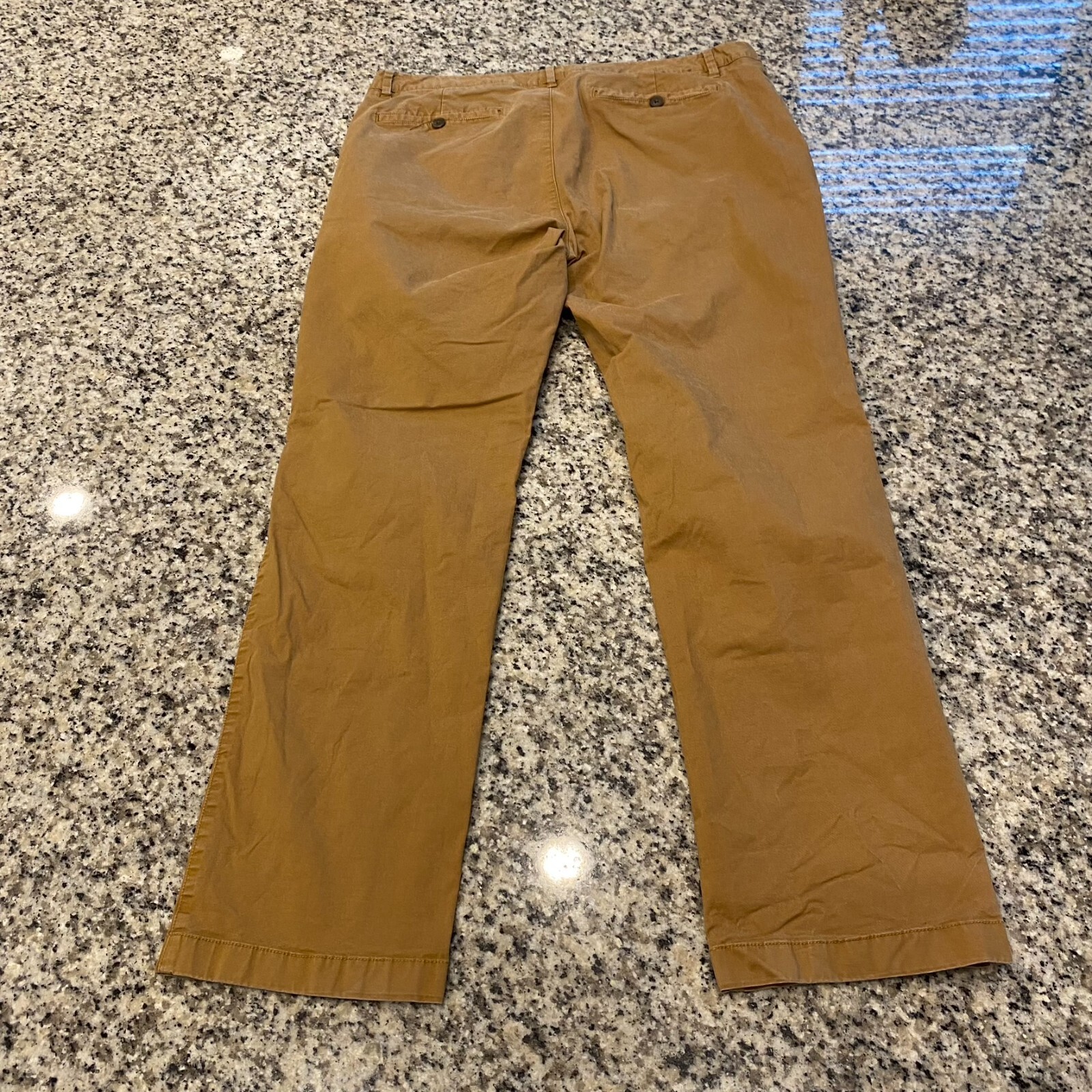 BONOBOS Chino Pants Slim Fit Men's Size 35x30 Beige Khaki Flat Front ...