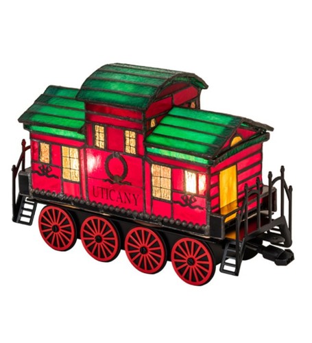 Meyda Tiffany 222395 Train Caboose 2 Light 9" Tall Novelty - Black ...