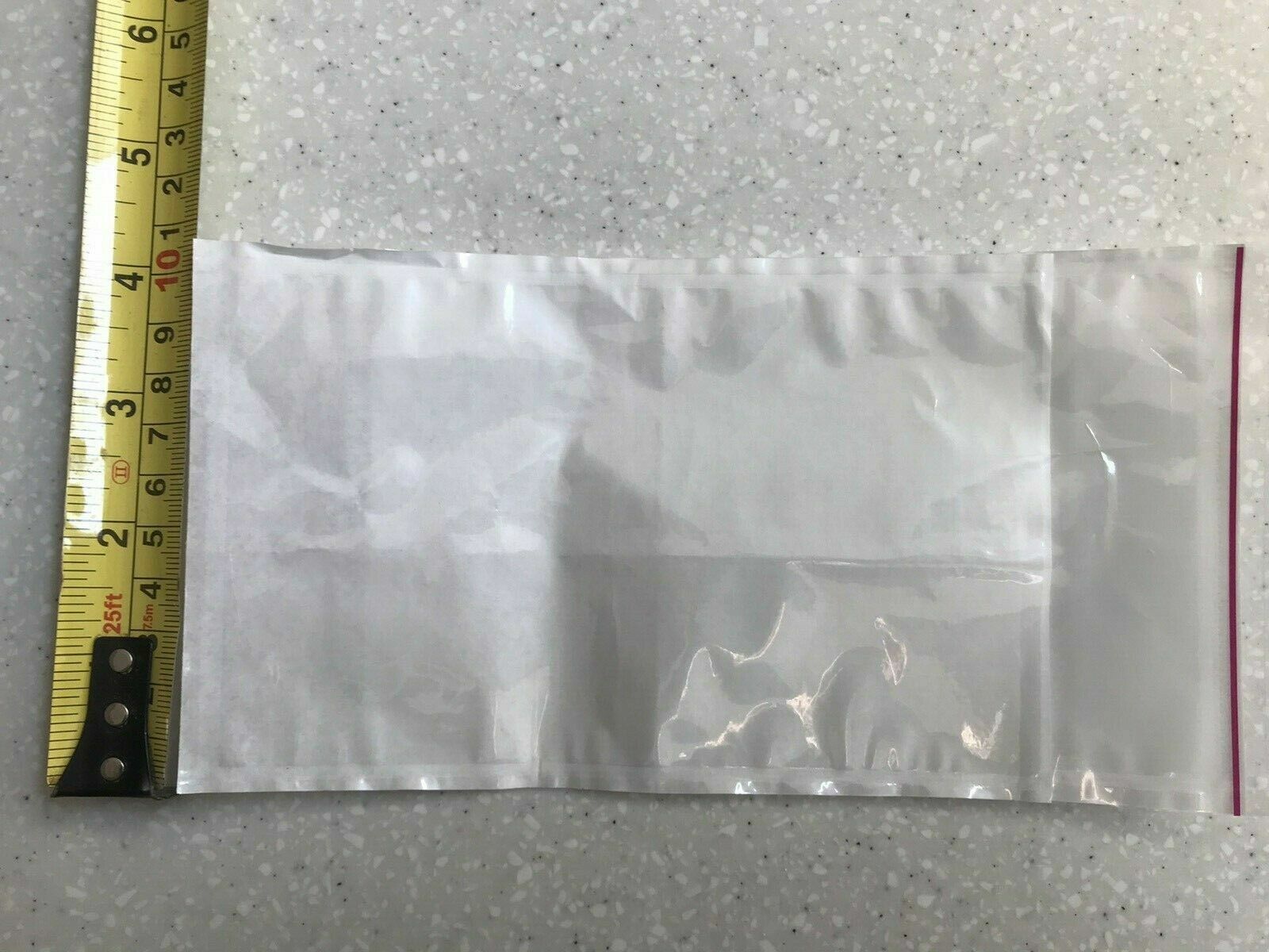 100 POUCHES ADDRESS LABELING SHIPPING DOCUMENT ENCLOSED CLEAR WALLET ...