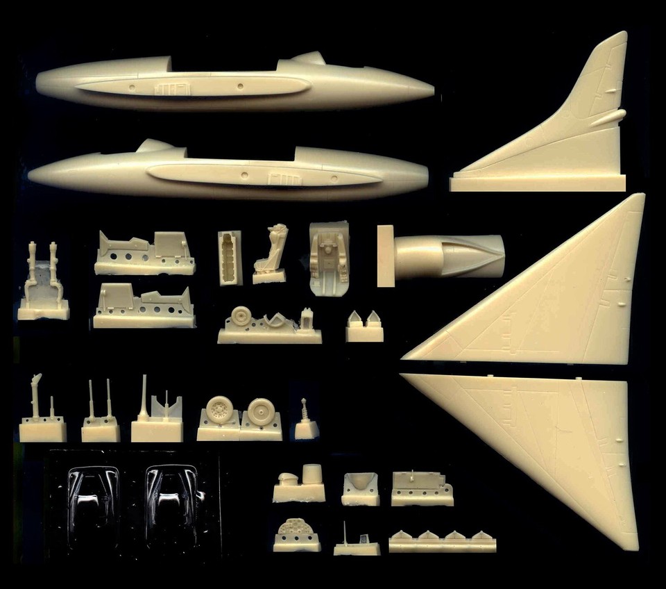 1/72 Avro 707B British Research Aitcraft Model Kit - Pro Resin R72045 ...