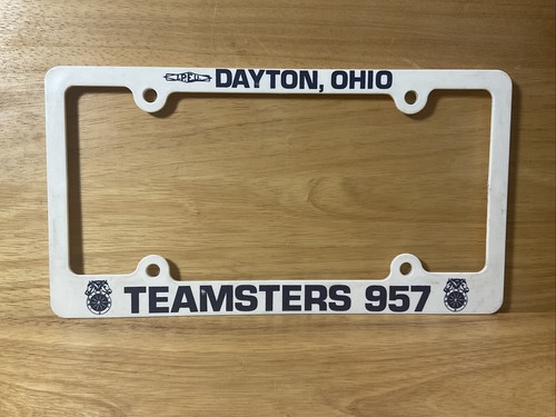 I.P.F.U. Teamsters 957 Dayton Ohio License Plate Frame Plastic | eBay