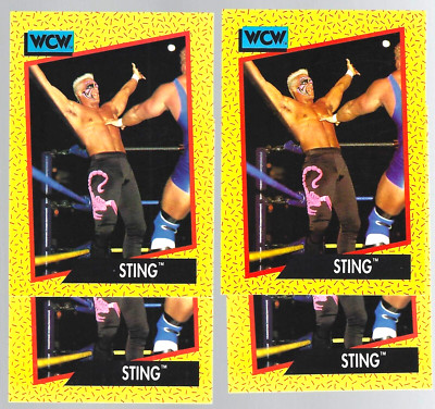 1991 Impel WCW #7 Sting (4 Cards) | eBay