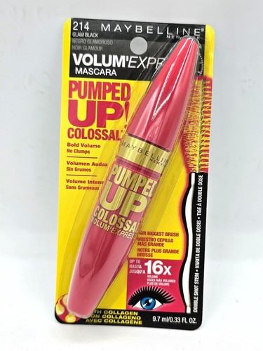 Maybelline Colossal Volume Express Pumped Up Mascara, Glam Black ...