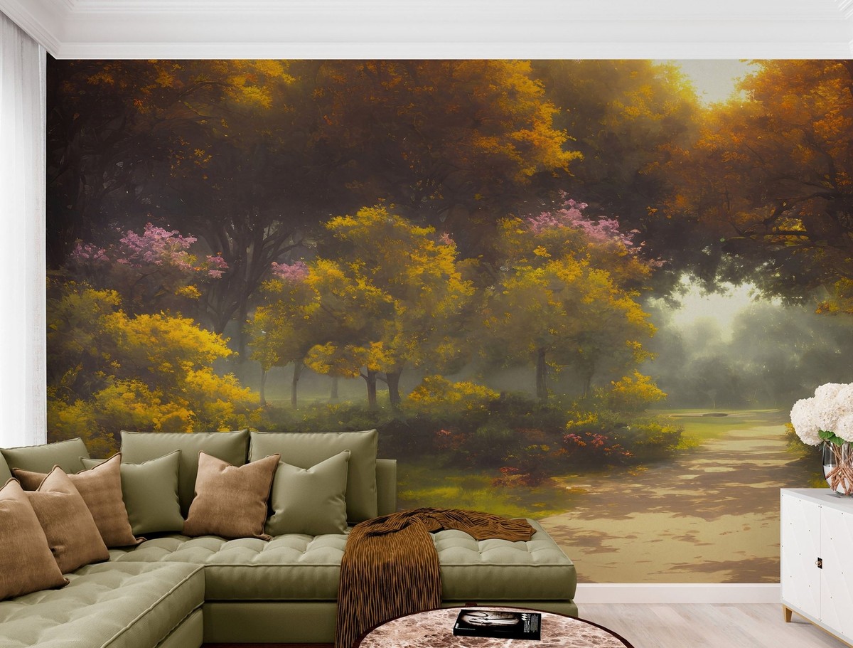 Abstract Park Wallpaper